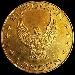 EUROCOIN LONDON TOKEN EUROCOIN LONDRA KARTAL SIMGELİ JETON 28785 ...